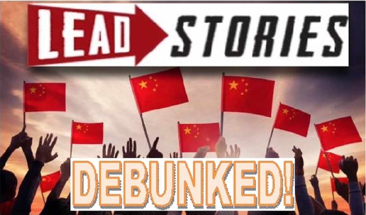 GATEWAY PUNDIT: China-Funded ‘Fact-Checker’ Lead Stories Pushes Bullsh ...