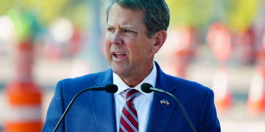 Brian Kemp, Governor of Georgia, signs sweeping elections bill into law ...