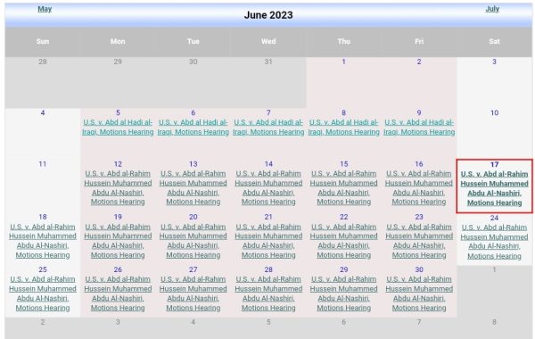 GTMO ~ Camp Justice, Pre-Trial Report June 19-23, 2023 for USS Cole ...